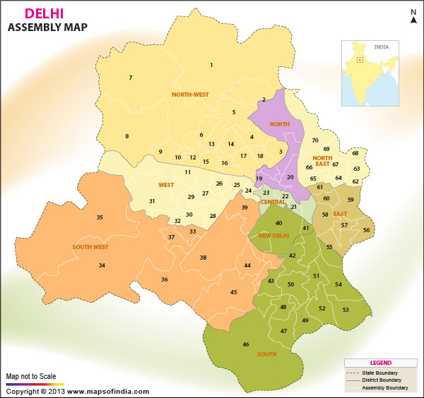 Delhi Election Results 2020 List Of Delhi Assembly Constituencies Candidate List Previous